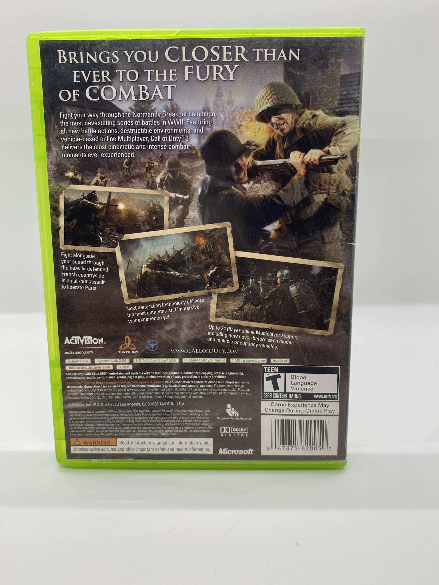 Call of Duty 3 - Xbox 360