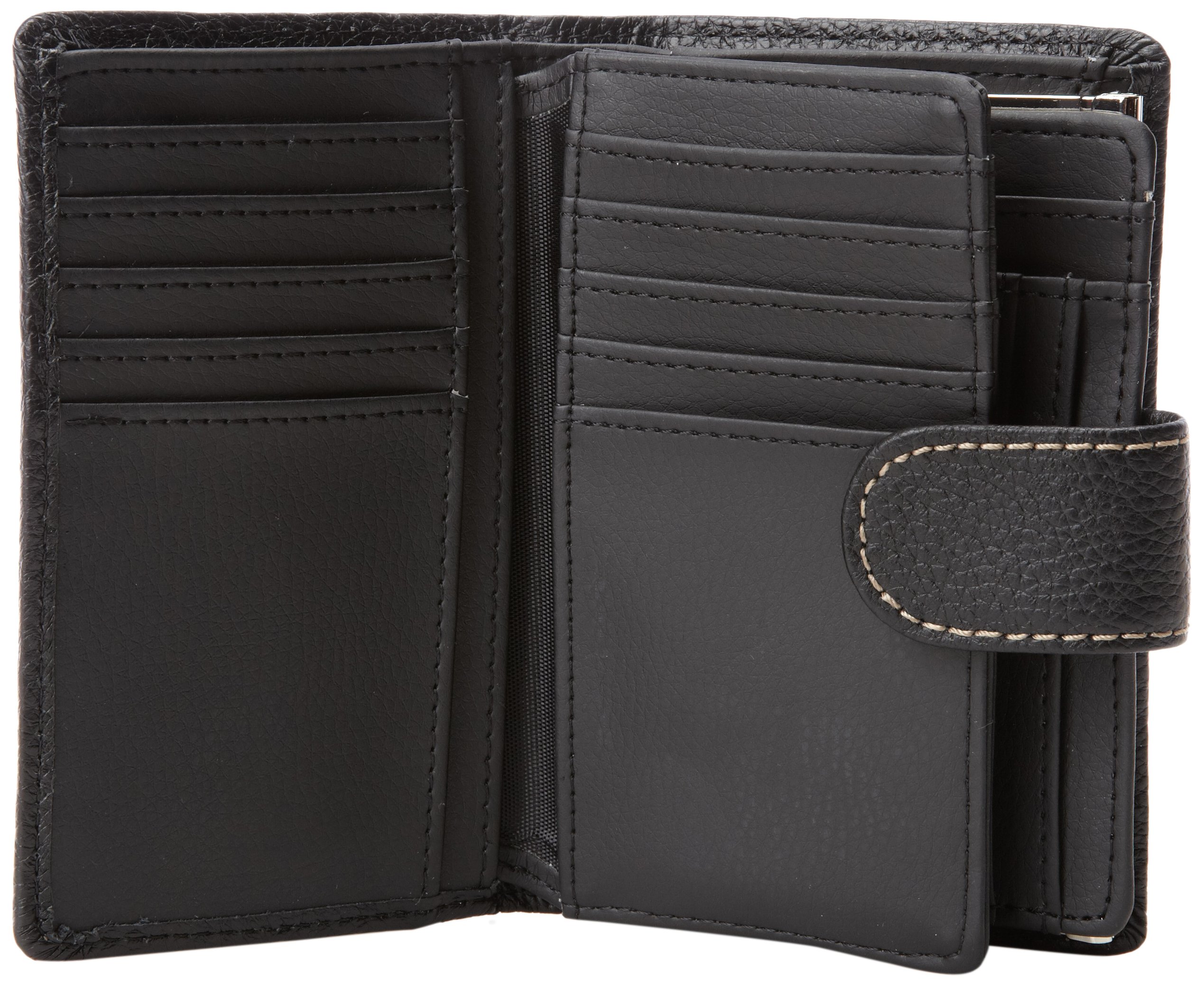 Mundi Rio Leather Frame Index Wallet,Black,one size