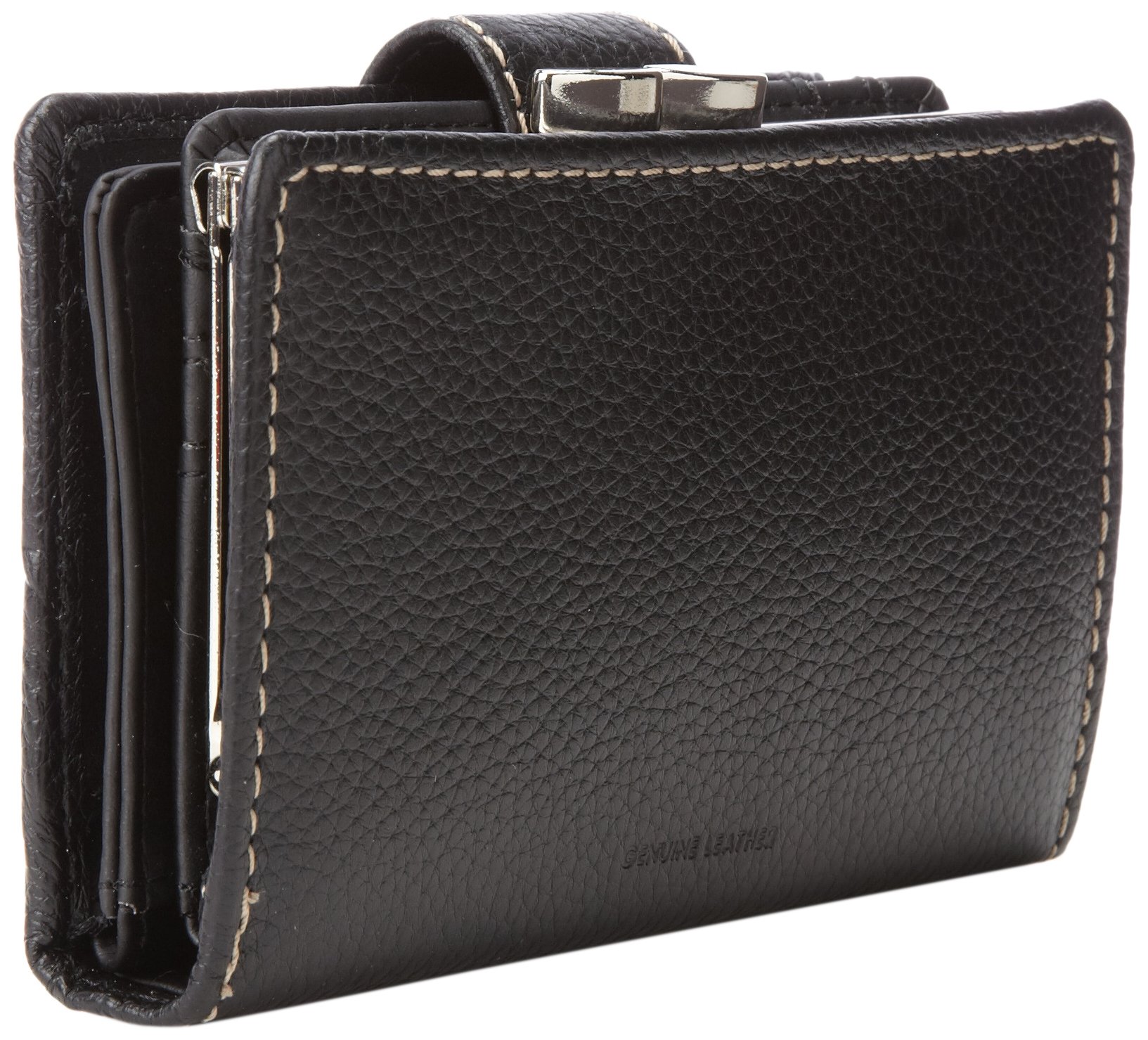 Mundi Rio Leather Frame Index Wallet,Black,one size