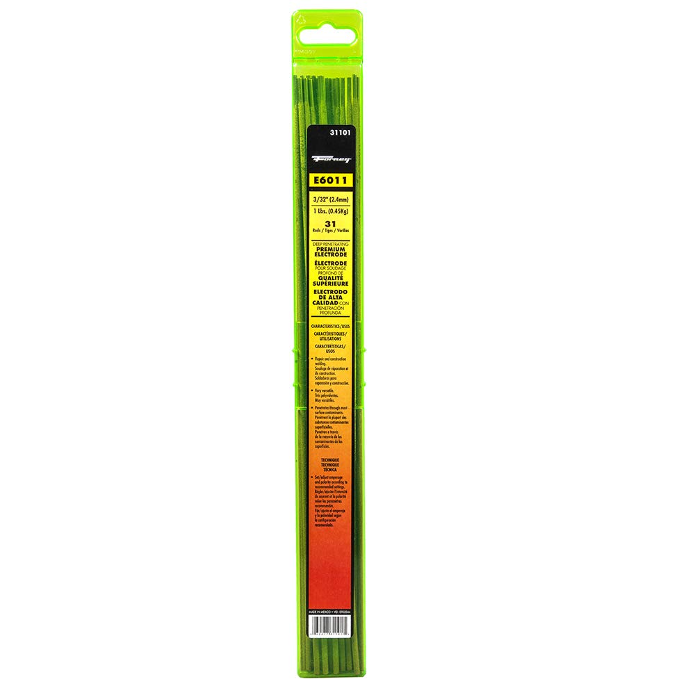 Forney 31101 E6011 Welding Rod, 3/32-Inch, 1-Pound