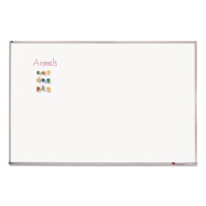 Quartet Magnetic Dry Erase White Board, 8' x 4' Whiteboard, Porcelain Surface Will Not Stain or Ghost, Silver Aluminum Frame (PPA408)