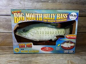 big mouth billy bass the singing sensation sings "i will survive" and " dont worry be happy" with motion