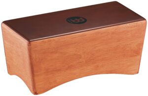 meinl bongo cajon box drum - not made in china - super natural finish playing surface and hardwood body, 2-year warranty (bca1snt-m)