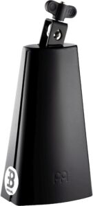 meinl percussion sl850-bk black powder coated steel cowbell, 8 1/2-inch