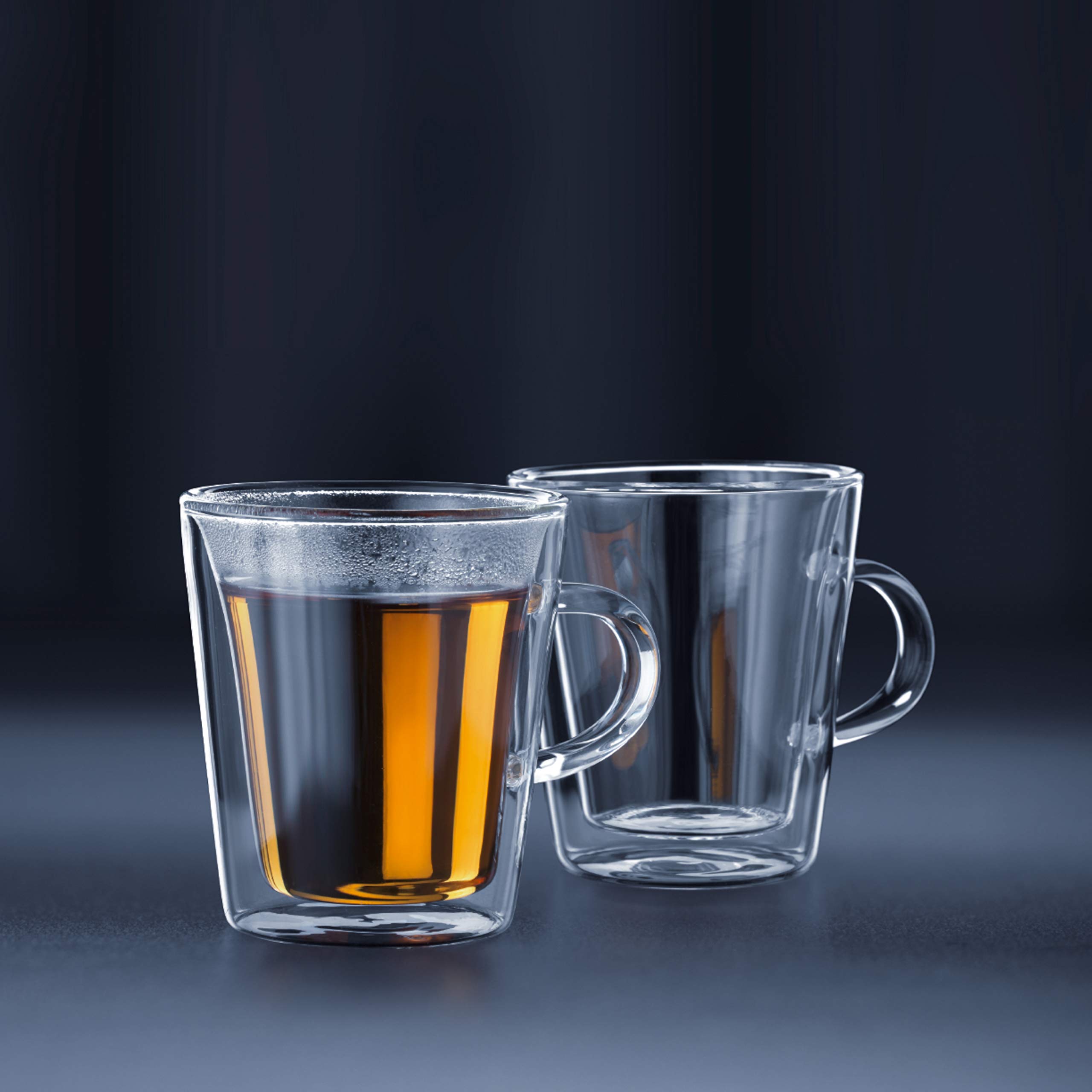 Bodum Canteen Double Wall 6 Ounce Tea Glass, Set of 2