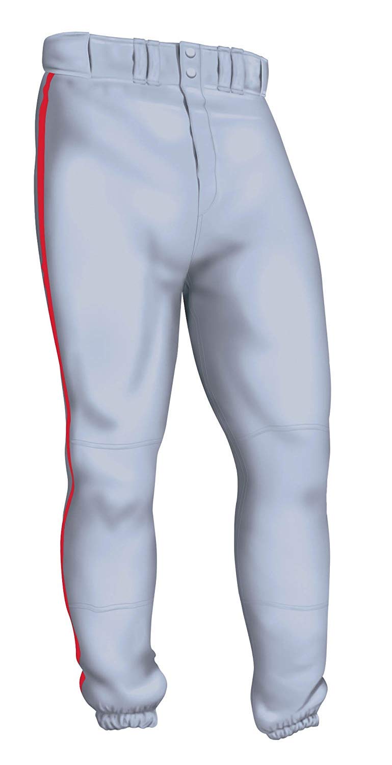 Easton Youth Pro Pipepant, White/Red, Small