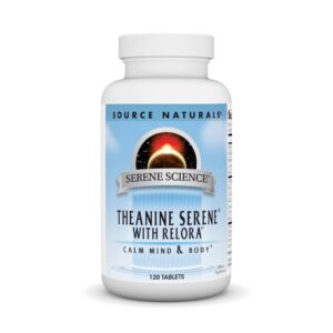 source naturals theanine serene with relora, calm mind and body* - 120 tablets