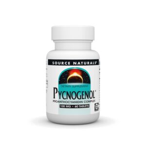 source naturals pycnogenol 100 mg proanthocyanidin complex - 60 tablets