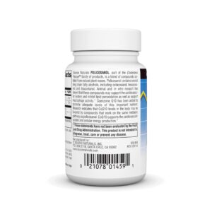 Source Naturals Policosanol with Coenzyme Q10, 10 Mg -120 Tablets