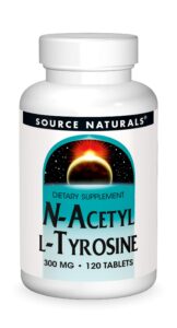 source naturals n-acetyl l-tyrosine dietary supplement - 120 tablets