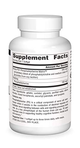 Source Naturals Phosphatidyl Serine Matrix 500mg - 60 Softgels