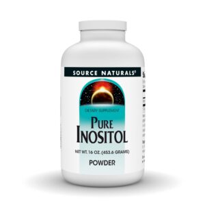 source naturals pure inositol, dietary supplement - 16 oz powder