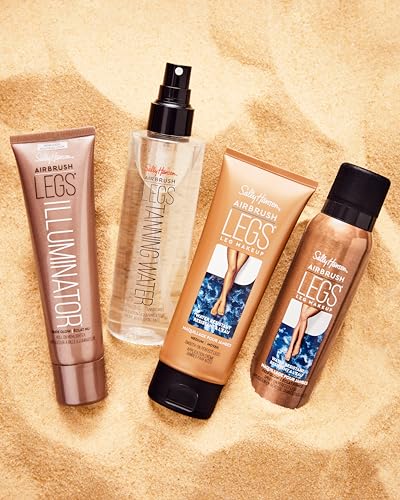 Sally Hansen Airbrush Legs®, Leg Spray-On Makeup, Tan Glow, Easy Application, Flawless Looking Legs, Water Resistant, Transfer Proof