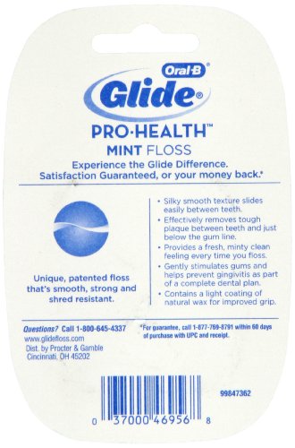 Oral-B Glide Pro-Health Dental Floss, Mint, 50 M