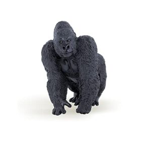 papo -hand-painted - figurine -wild animal kingdom - gorilla -50034 -collectible - for children - suitable for boys and girls- from 3 years old