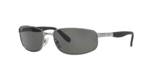 ray-ban 0rb3254004/5861 rb3254 gunmetal crystal green polarized lens