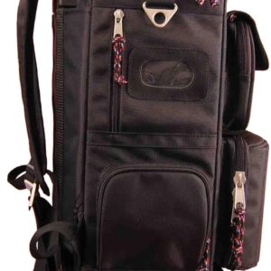 Gator Cases Lightweight Rolling Backpack Case with Pull Handle; Fits 25-Note Micro Controllers and Laptop (GK-LT25W),Black