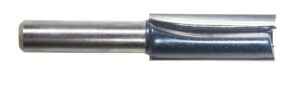 bosch 85265mc 3/4 in. x 1-1/4 in. carbide-tipped double-flute straight router bit, metal