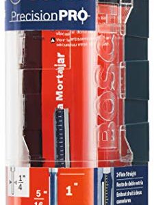 BOSCH 85224MC 5/16 In. x 1 In. Carbide-Tipped Double-Flute Straight Router Bit