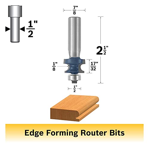 Bosch 85632M 1/8 In. x 17/32 In. Carbide Tipped Edge Beading Bit