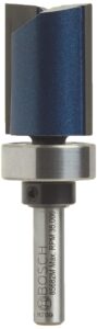 bosch 85682mc 3/4 in. x 1 in. carbide-tipped double-flute top-bearing straight trim router bit