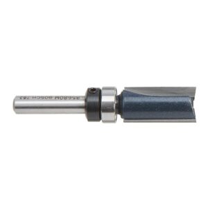 bosch 85680mc 1/2 in. x 1 in. carbide-tipped double-flute top-bearing straight trim router bit