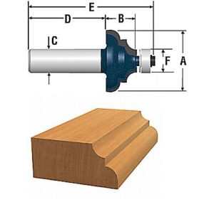 bosch 85604mc 1-3/8 in. x 11/16 in. carbide-tipped cove and bead router bit