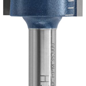 BOSCH 85232MC 3/4 In. x 3/4 In. Carbide-Tipped Double-Flute Straight Router Bit