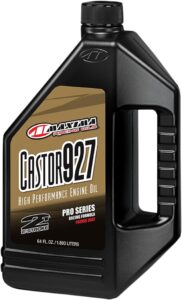 maxima (23964 castor 927 2-stroke premix racing oil - 64 oz.