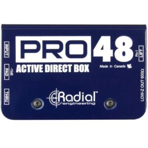 radial pro48 active 48-volt compact direct box