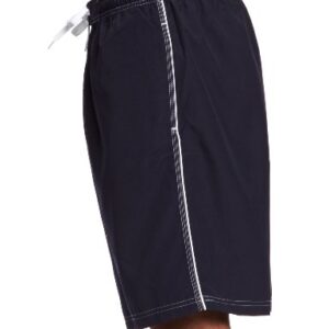 TYR Men's Solid Challenger Swim Shorts, Navy, Large