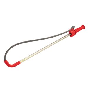 ridgid 59787 model k-3 toilet auger with unclogging 3-foot snake and bulb head