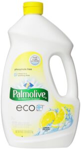 palmolive eco dishwasher detergent gel, lemon splash - 45 ounce (pack of 3) - packaging may vary