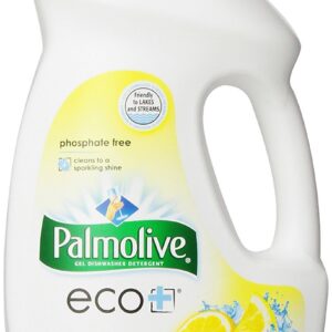 Palmolive Eco Dishwasher Detergent Gel, Lemon Splash - 45 ounce (Pack of 3) - Packaging May Vary