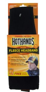 heatmax heated fleece headband (black)