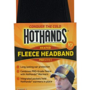 Heatmax Heated Fleece Headband (Black)