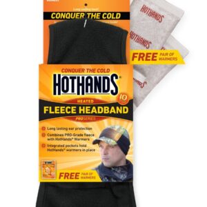 Heatmax Heated Fleece Headband (Black)