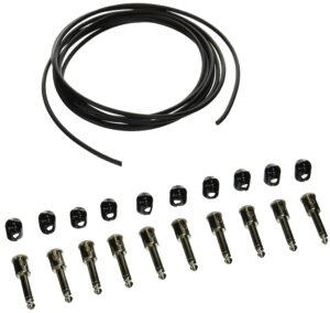 george l's effects kit (black cable, nickle right angle plugs)