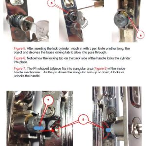 Prime-Line E 2005 1 In. Wafer Type Sliding Diecast Door Cylinder Lock (Single Pack)