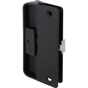 prime-line a 151 black plastic, screen door latch and pull mortise style (single pack)