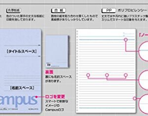 X3 Sakuaosu-T110A-BX3 40 pieces of Kokuyo Campus Twin Ring Notebook 3 books Pack No. 6 usually ruled paper (japan import)