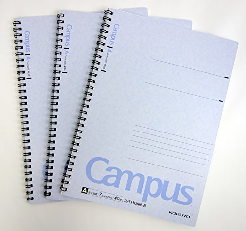 X3 Sakuaosu-T110A-BX3 40 pieces of Kokuyo Campus Twin Ring Notebook 3 books Pack No. 6 usually ruled paper (japan import)