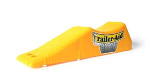 trailer aid camco tandem tire changing ramp with 4.5-inch lift, yellow (21000)