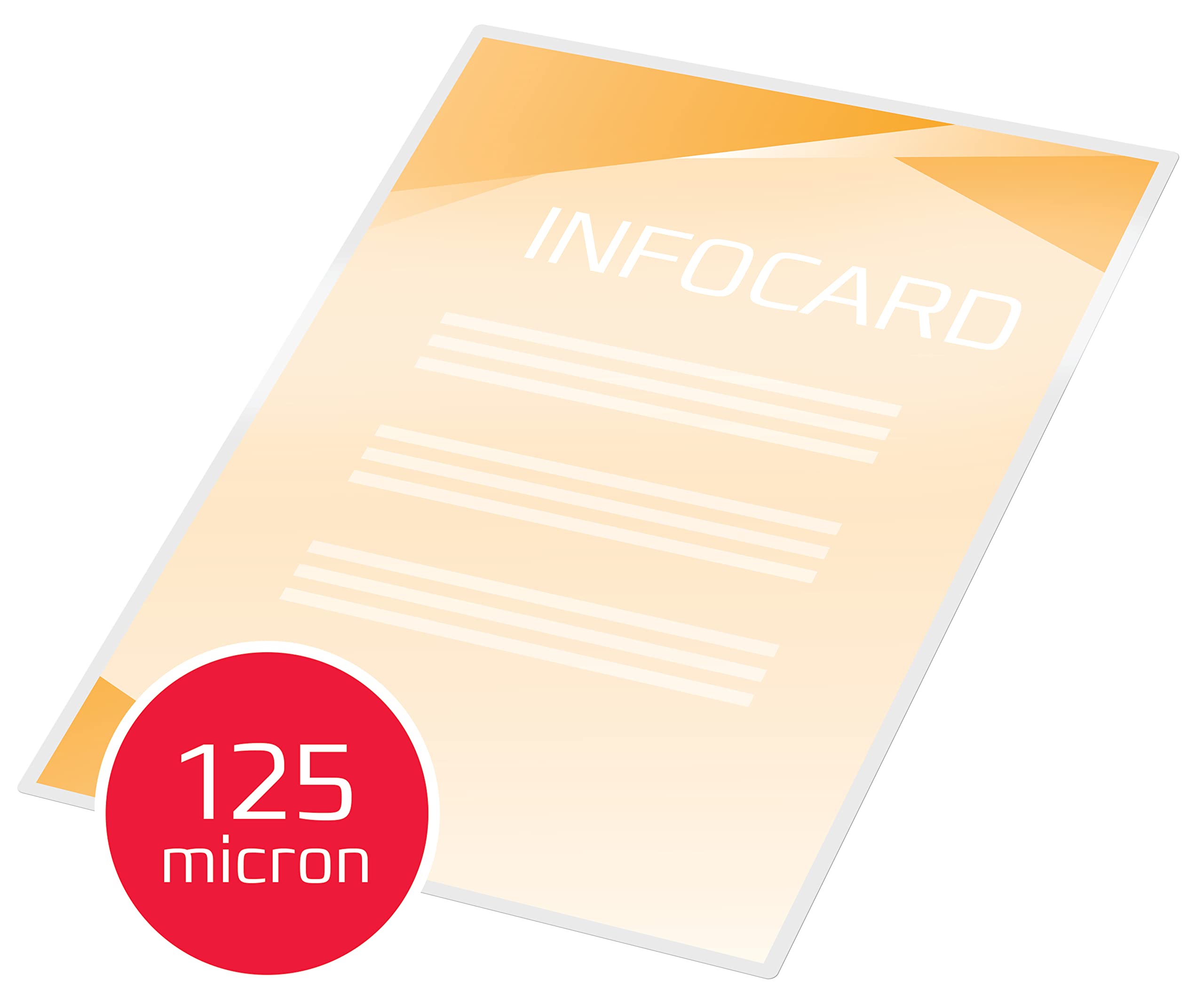 GBC Document Laminating Pouches A7 2X125 Micron Gloss (100 Pack)