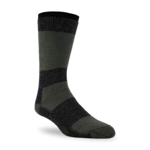 j.b. field's icelandic -30 below xlr winter wool socks (2 pairs) (medium (5-9 shoe), green)