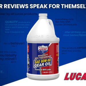 Lucas Oil 10046 SAE 80W-90 Heavy Duty Gear Oil - 1 Gallon