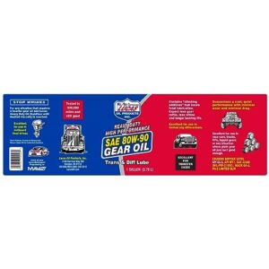 Lucas Oil 10046 SAE 80W-90 Heavy Duty Gear Oil - 1 Gallon