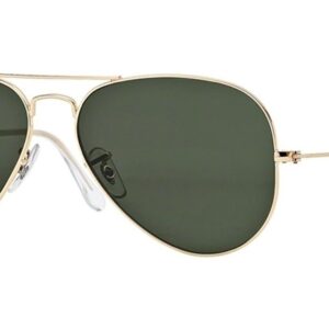 Ray-Ban - Large Metal Aviator Sunglasses RB3025 (Arista/G-15 XLT)