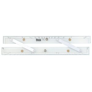 weems & plath marine navigation parallel ruler (aluminum arms, 15-inch)