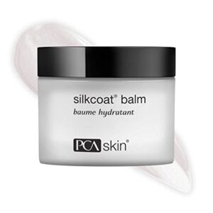 pca skin silkcoat moisturizer face cream, anti aging face moisturizer for dry skin, use day or night, 1.7 fl oz jar